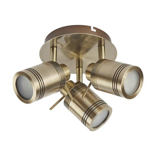 Samson 3Lt Round Spotlight - Antique Brass Metal – the-lighthouse