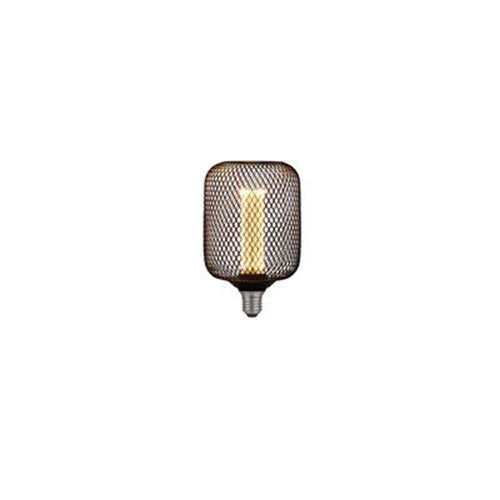Wire Mesh Effect Drum Lamp - Black Metal – the-lighthouse
